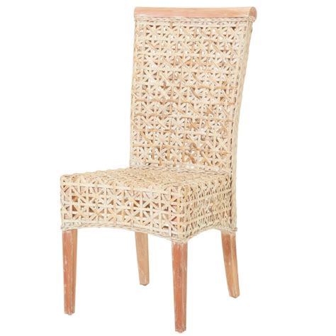 Chaise de bureau en rotin chaise de salle à manger ou cuisine chaise
