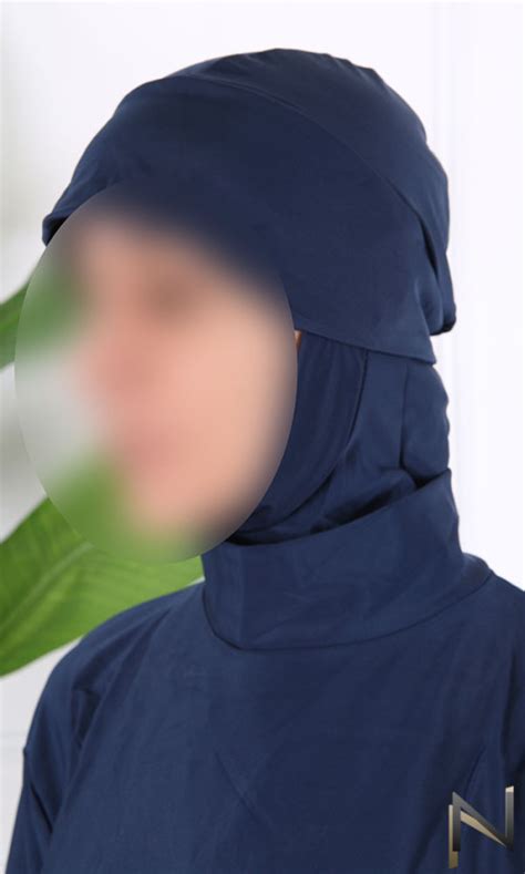 Burkini 3 pièces tunique pantalon et hijab couleur unie
