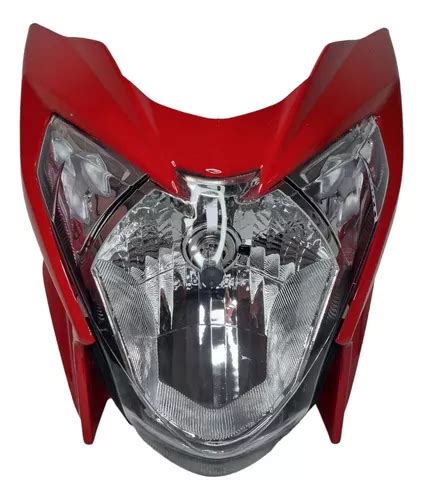 Carenaje Con Farola Akt Cr Color Rojo Duramax Env O Gratis