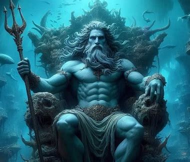Poseidón Dios de los Mares Mitología Griega