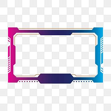 Twitch Overlay Vector Design Images Twitch Border Streaming Overlay