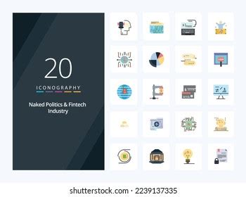Naked Politics Fintech Industry Flat Stock Vector Royalty Free