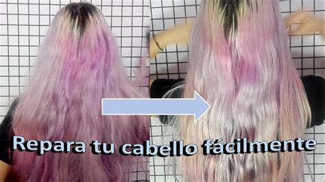 Cómo reparar el cabello EXTRA DAÑADO decolorado MASCARILLA MILAGROSA