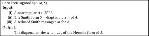 [pdf] a cubic algorithm for computing the hermite normal form of a nonsingular integer matrix