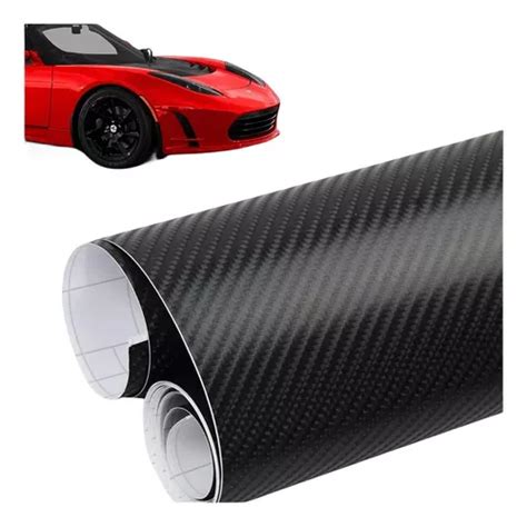 Vinil Automotriz D Impermeable X Cm Fibra De Carbono Meses Sin