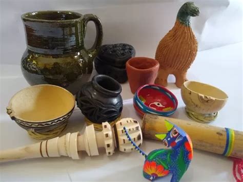 Barro Vidriado Barro Negro Alebrije Madera Oaxaca Artesania Env O Gratis