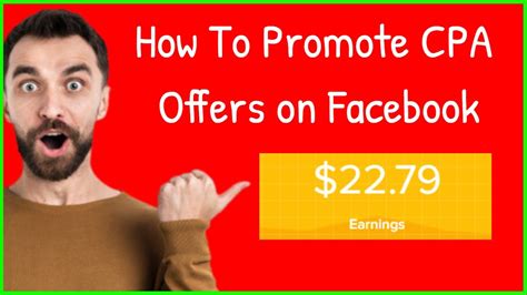 How To Promote CPA Offers On Facebook CPA Marketing For Beginners