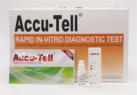 Test rapid anticorpi IgM si IgG COVID 19 SARS CoV 2 Accu Tell în stoc