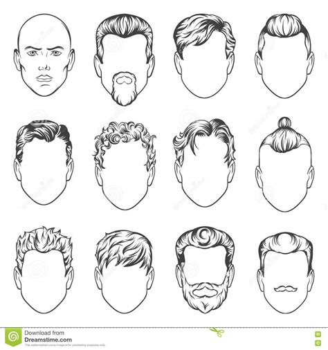Hair Drawing For Male
