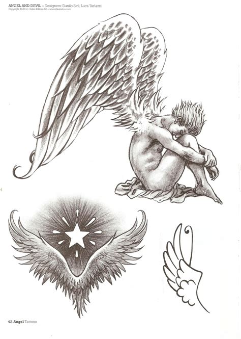 230 Desenhos Tatuagens De Anjos Leles Tattoo