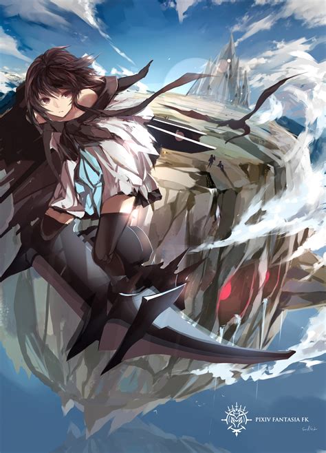 Fondos De Pantalla Ilustraci N Anime Chicas Anime Criatura