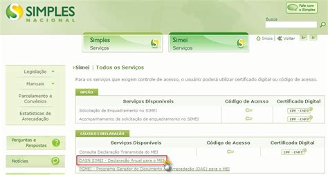 Help MEI Passo A Passo Como Declarar O DASN