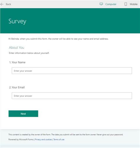 How To Add A Section To Microsoft Forms The Training Lady