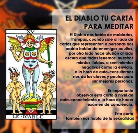 Arcanos Mayores El Diablo Tarot Cartas Significado Lectura De Tarot