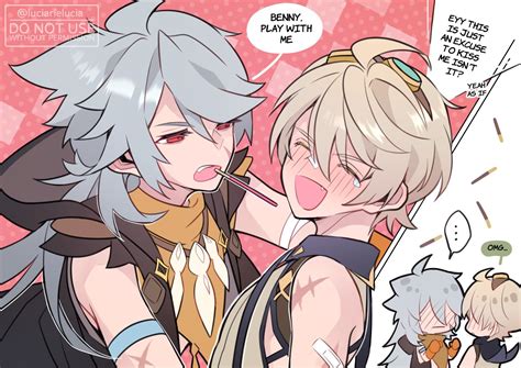 Razor And Bennett Genshin Impact Drawn By Luciarielucia Danbooru