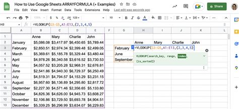 How To Use Google Sheets ARRAYFORMULA Examples Layer Blog