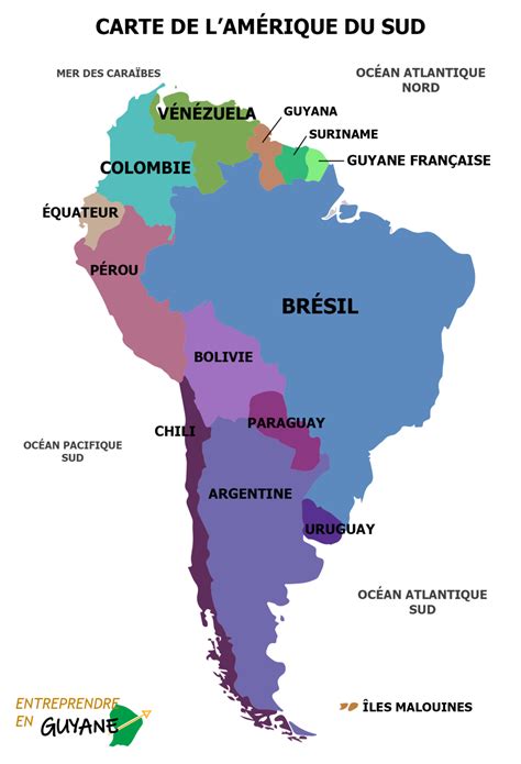 Carte Am Rique Du Sud
