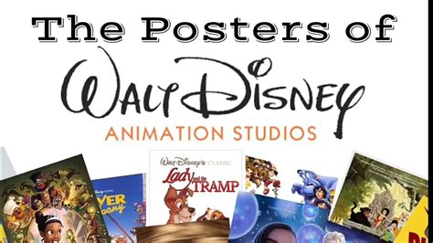 The Posters Of Walt Disney Animation Studios Youtube