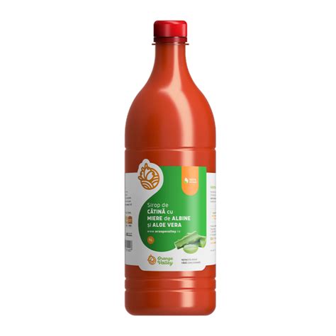 Sirop De C Tin Cu Miere De Albine Si Aloe Vera L Eu Sunt Sanatos