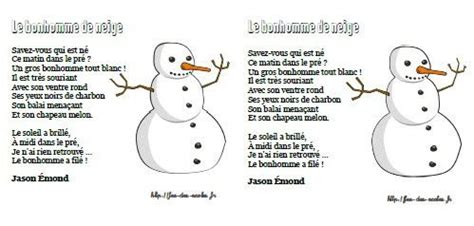 Le bonhomme de neige poésie jason emond 294999 Le bonhomme de neige