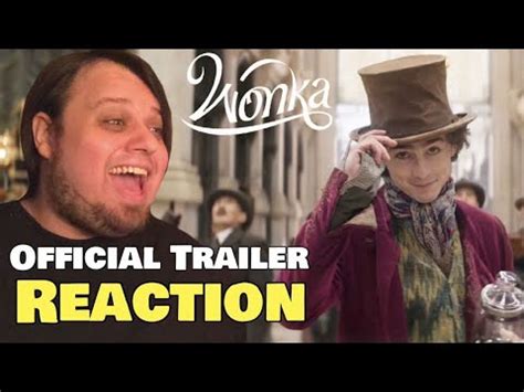 Wonka Official Trailer REACTION Timothée Chalamet 2023 YouTube