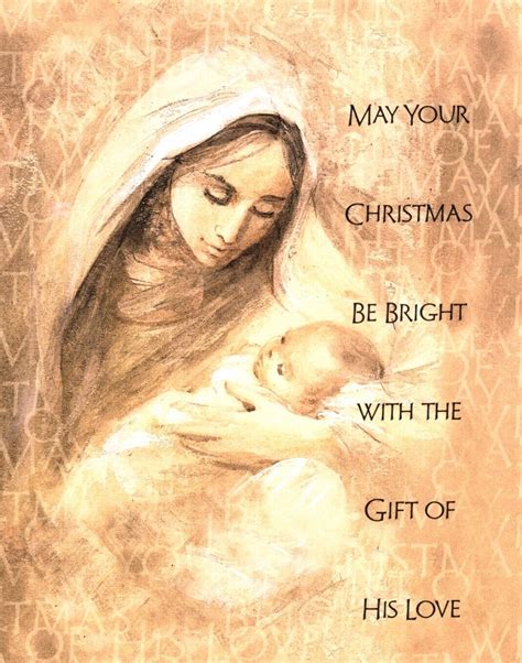 Madonna Mary Baby Jesus Christmas Cards By American Greetings The
