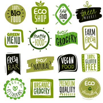 Natural Organic Vector Art Png Organic And Natural Food Vector Png