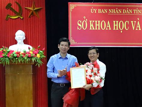 Công bố quyết định bổ nhiệm Phó Giám đốc Sở Khoa học và Công nghệ Báo