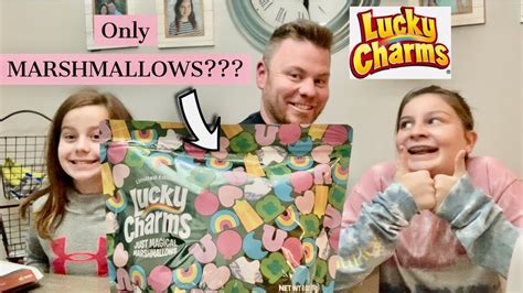 Lucky Charms JUST MAGICAL Marshmallows Review MUST OR BUST YouTube