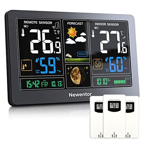 lll Wetterstation mit 3 Außensensoren hygrowelt de