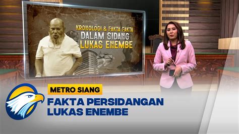 Fact Check Kronologi Singkat Dalam Sidang Lukas Enembe YouTube
