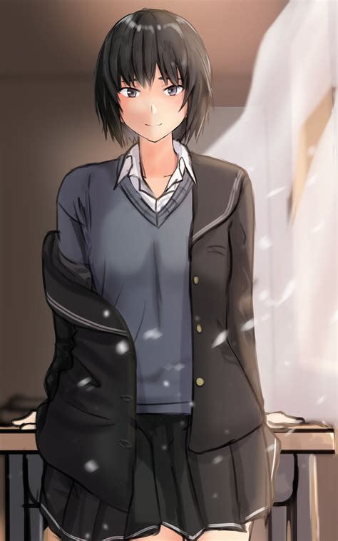 Nanasaki Ai Amagami Drawn By Yoo Tenchi Danbooru