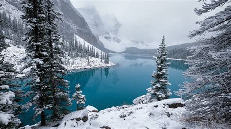 Moraine Lake In Winter Banff National Park Alberta Canada YouTube