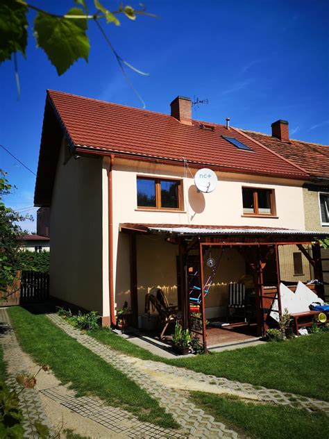 Sprzedam dom w zabudowie bliźniaczej Udanin OLX pl