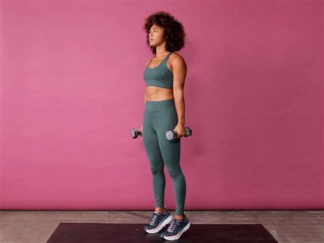 Standing Dumbbell Single Leg Calf Raise