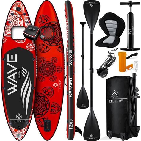 Kit De Stand Up Paddle Avec Planche Gonflable Planche De Stand Up