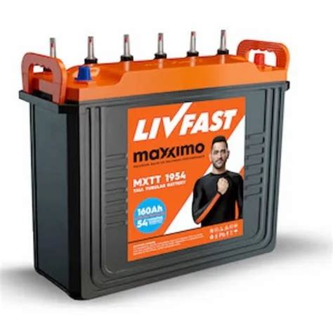Luminous Lead Acid Battery Livfast 160Ah Tall Tubular Battery For