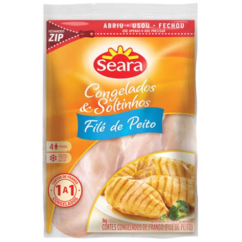 Filé de Peito de Frango Seara Congelado 1 kg Supermercados BH