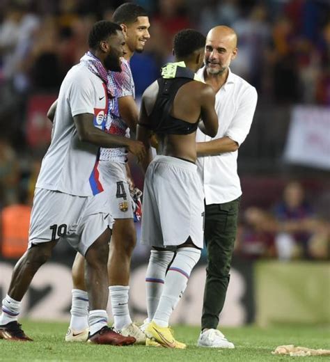 Barça Universal on Twitter Pep Guardiola chatted with many other
