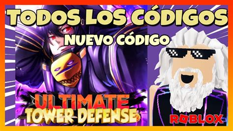 NUEVO CÓDIGO TODOS los CÓDIGOS activos de ULTIMATE TOWER DEFENSE