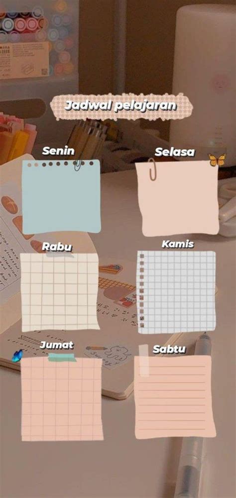 Thread By Goodvibe Tweets Kumpulan Template Jadwal Pelajaran Yang