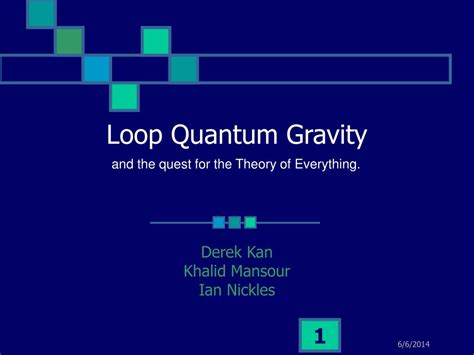 ppt loop quantum gravity powerpoint presentation free download id 1137122