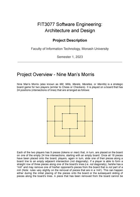fit 3077 project description fit3077 software engineering architecture and design project