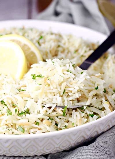 GREEK RICE GREEK LEMON RICE RECIPE The Food Makeup