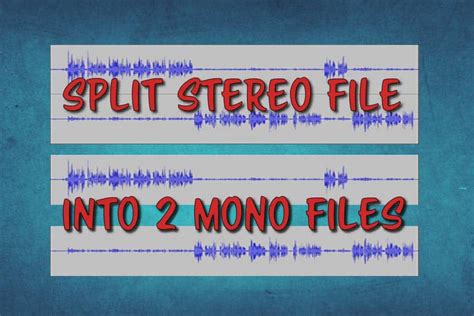 How To Split A Stereo Track Into Mono Tracks In Audacity And Adobe