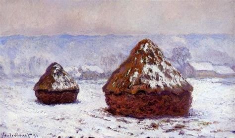 Claude Monet Meules De Foin Effet De Neige 1891 10065 Cm