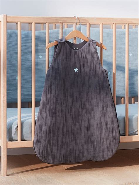 Gigoteuse en gaze de coton imprimée TOG 2 5 Gris Kiabi 22 00