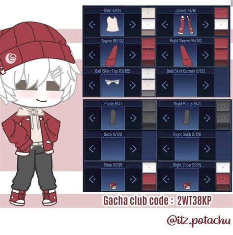 Male Gacha Club Outfits