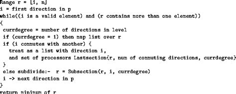 pseudocode for mapping function