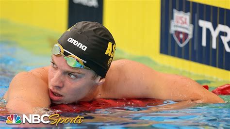 Leon Marchand Narrowly Wins Men S 200m Breaststroke At Westmont NBC